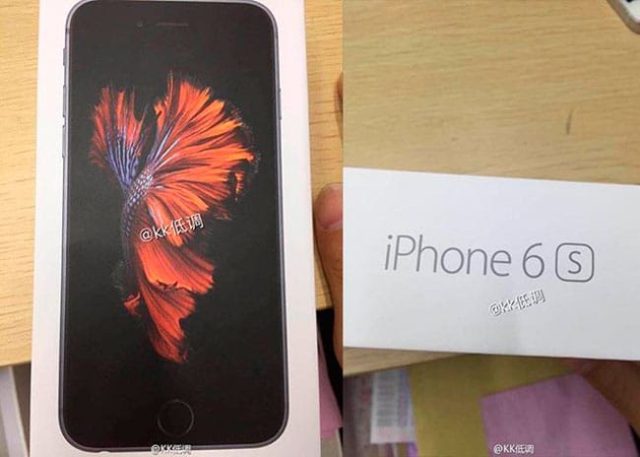 Se filtra la supuesta caja del iPhone 6s a pocas horas de su presentación