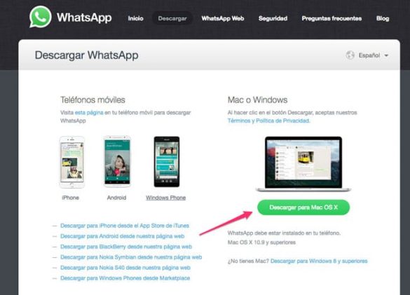 WhatsApp para Mac y PC (Windows) ya disponible