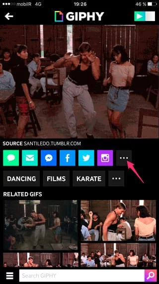 Cómo enviar GIFs animados a través de WhatsApp desde iPhone